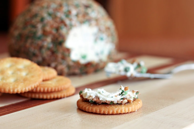 Garlic Onion Cheese Ball